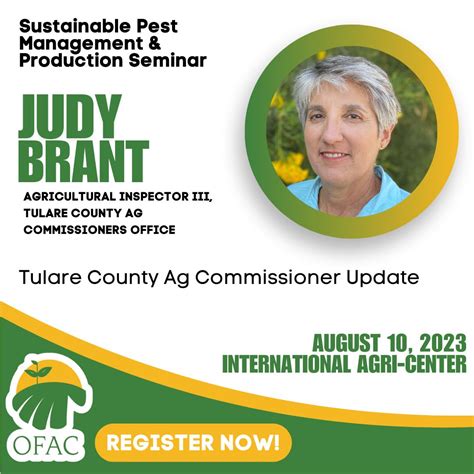 Join Us For Our Sustainable Pest Management And Production Seminar In