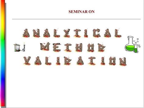 Analytical Method Validation As Per Ich Vs Usp Ppt