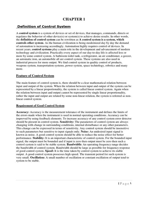 Control Notes Pdf