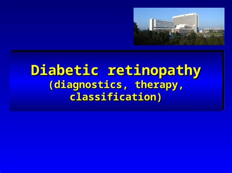 Ppt Diabetic Retinopathy Diagnostics Therapy Classification Dokumen Tips