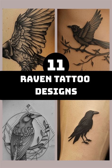Intriguing Raven Tattoo Ideas With Deep Meanings Raven Tattoo Bird