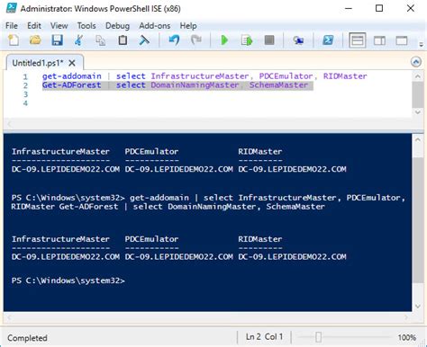 How To Transfer Fsmo Roles Using Powershell And Aduc