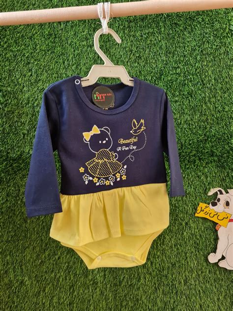 زیر دکمه دامن خرس دختر و جوجه سیسمونی و لباس نوزاد نی نی زرگل