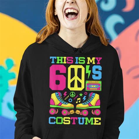60s Costume 1960s Theme Party 60s Outfit Sixties Fashion 60s Women Hoodie Monsterry