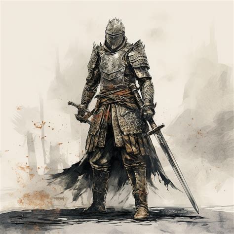 Premium Ai Image Medieval Warrior