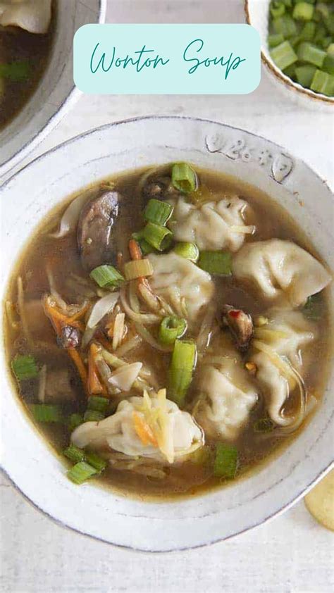 A Wonderful Wonton Soup Recipe Artofit
