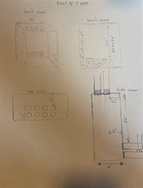 Pull Box Calculation For 8 Set Of 4” Emt Information By Electrical Professionals For