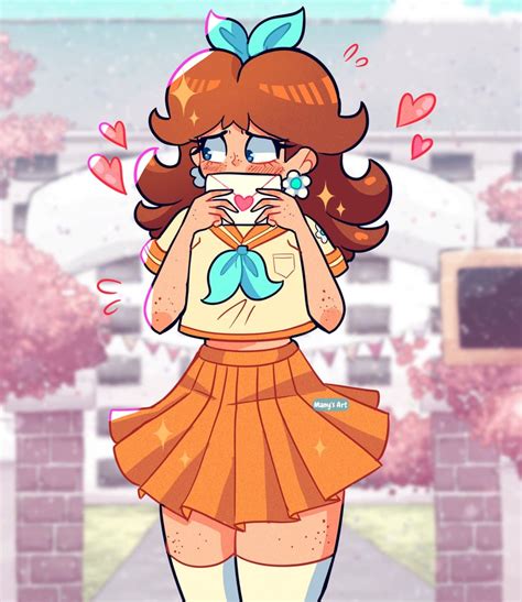 Princess Daisy Mario Drawn By Manysart1 Danbooru