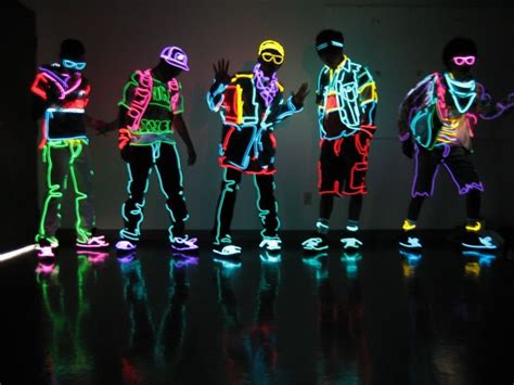 Neon Glow In The Dark Clothing ネオン服 コスプレ 衣装 仮装