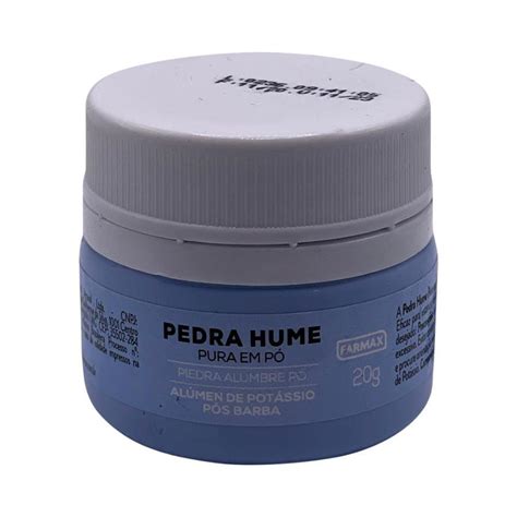 Farmax Pedra Hume Pura Em Pó 20g Pontal Brazil
