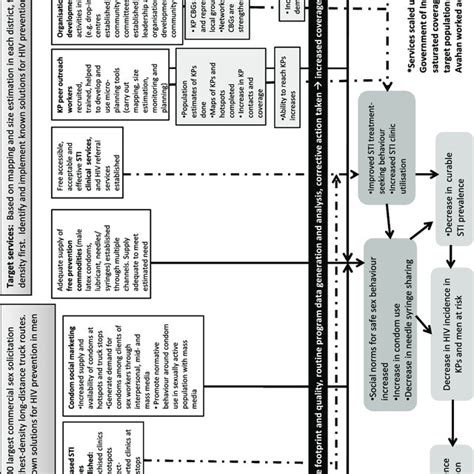 Avahan Project Logic Model Sexual Health Services Were Scaled Up In