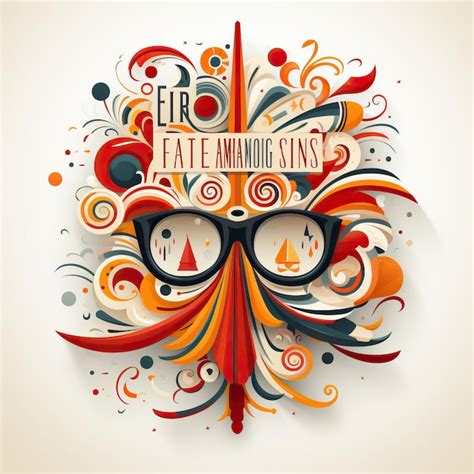 Premium Vector Flat Design Vector Typography Design On White Background