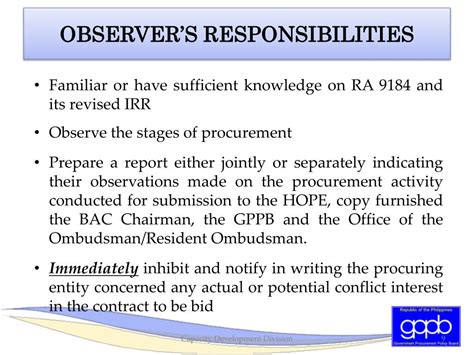 Ppt Procurement Observers Guide Powerpoint Presentation Free