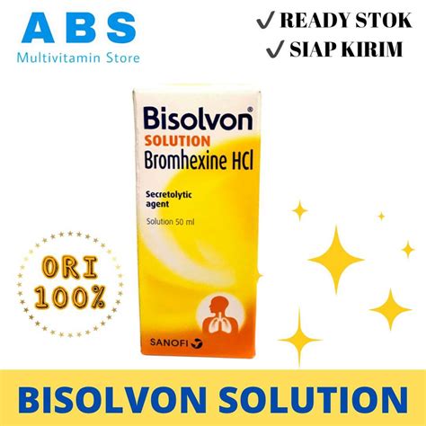 Bisolvon Solution 50 Ml Cairan Inhalasi Lazada Indonesia