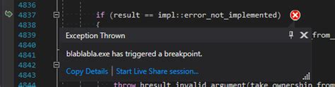 call to native function crashes the application with no exception or