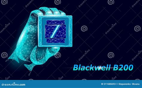 Blackwell New Innovation Technology Ai Chip Editorial Vector Nvidia Ai