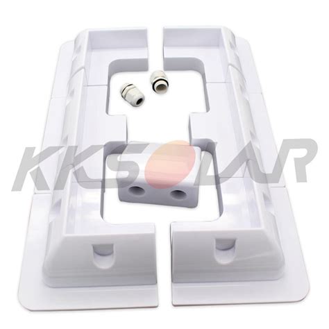 7pcs Set Uv Resistant Solar Panel Abs Mounting Kit Vicedeal