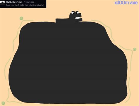 F Eats The Whole Alphabet By Xdoomvore On Deviantart