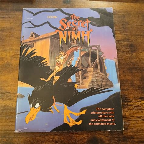 The Secret Of Nimh Complete Picture Story Graphic Novel 1982 Golden