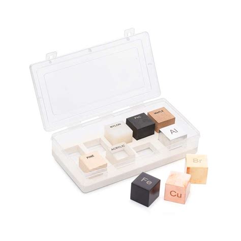 Density Blocks Set Constant Volume For Physics Labs