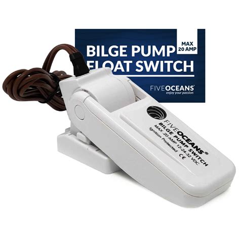 Five Oceans 12 24 32 Volts Automatic Bilge Pump Float Switch Heavy Duty Float Switch For Boat