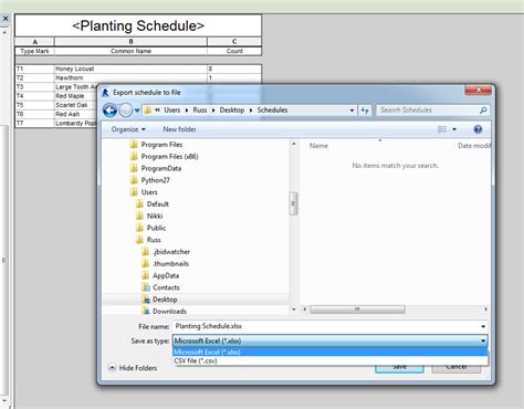 revit add ons export schedule add in for revit