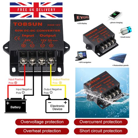 Car Voltage Reducer Power Supply Converter Grelly Uk