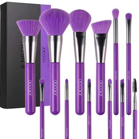 Makeup Brushes Set Purple