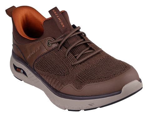 Skechers Arch Fit Emeric Brown 205340 Brn Casual Shoes Humphries