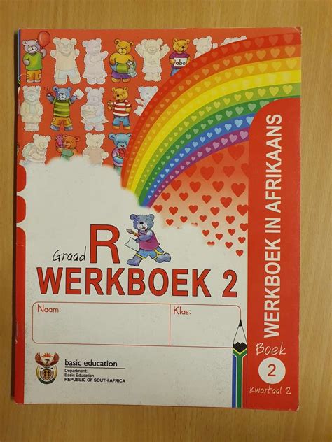 Educational Werkboek In Afrikaans Werkboek 2 Boek 2 Graad R Was