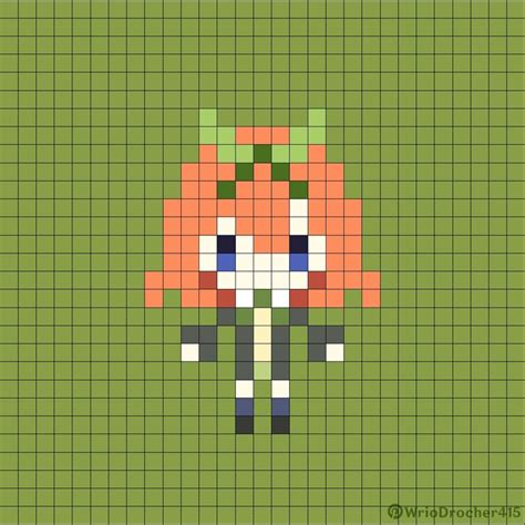 Nakano Yotsuba【5 Toubun No Hanayome】— Pixel Art Nakano Yotsuba【5 Toubun No Hanayome】— Pixel Art