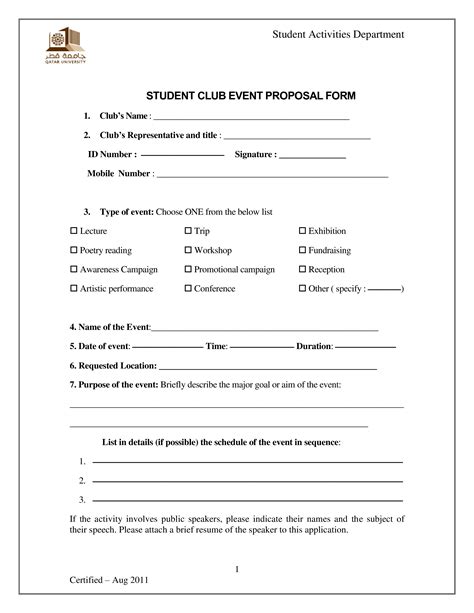 Student Budget Proposal Gratis