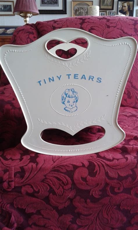 1958 Tiny Tears Doll 16 Good Condition With Original 20 Cradle And
