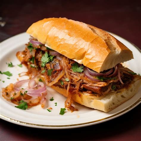 Pan Con Lechón Classic Cuban Roasted Pork Sandwich With Mojo And