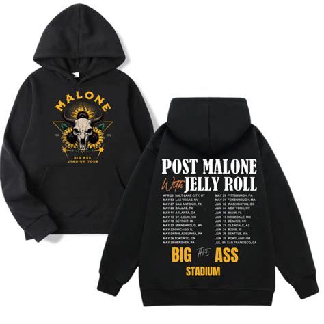 The Big Ass Stadium Post Malone Tour Hoodie Official Post Malone