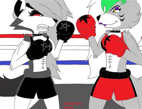 Hellhound Boxing Loona Vs Roxanne By Izzyartistic1 On Deviantart