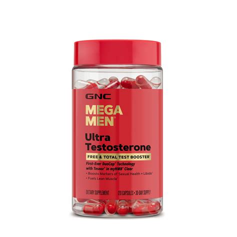 Gnc Mega Men Ultra Testosterone Healthy Performance Vitamin Support