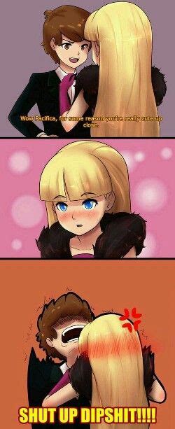 Gravity Pacifica And Dipper Gravity Falls Anime Gravity Falls