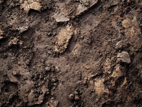 Clay Soil Texture Background Composition Premium Ai Generated Image