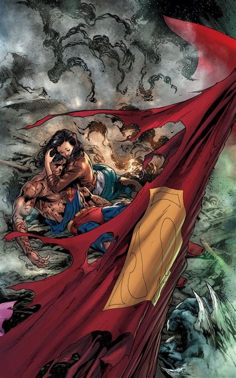 Lois Lane With Superman After Doomsday Superhero Art Superman