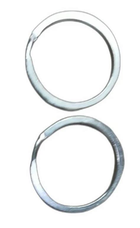 Stainless Steel Silver Medium Flat Ring For Making Key Chain Thickness 5 Mm At ₹ 014piece