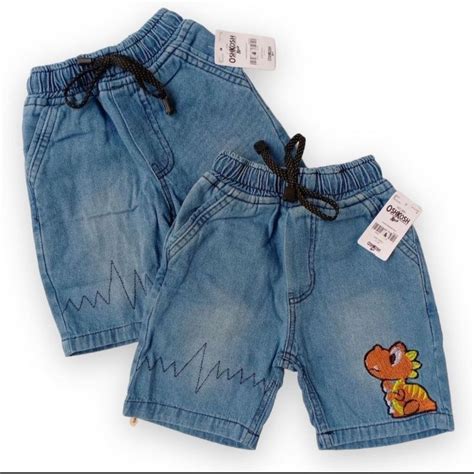 กางเกงขาสั ้ นกางเกงยีนส ์ ปักอายุ 2 5 ปี Shopee Thailand