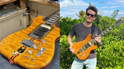 John Mayer Receives Prototype Replica Of Jerry Garcias Famed Wolf