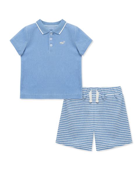 Whale Terry Short Set 2t 4t