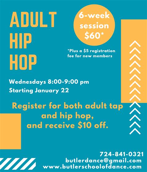 Adult Hip Hop Butler School Of Dance