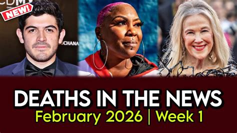 Famous People Who Died This Week Feb 2026 😓 Youtube