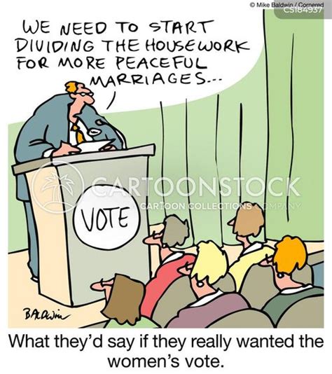 Women Voting Cartoons And Comics Funny Pictures From Cartoonstock