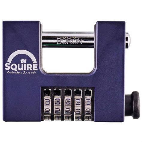 Squire Five Wheel Combination Block Lock 85mm Robert Dyas
