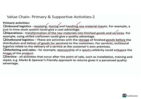 Solution Em Micheal Porter S Value Chain Studypool