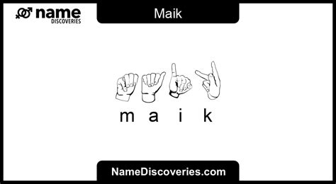 Maik Name Meaning And Origin